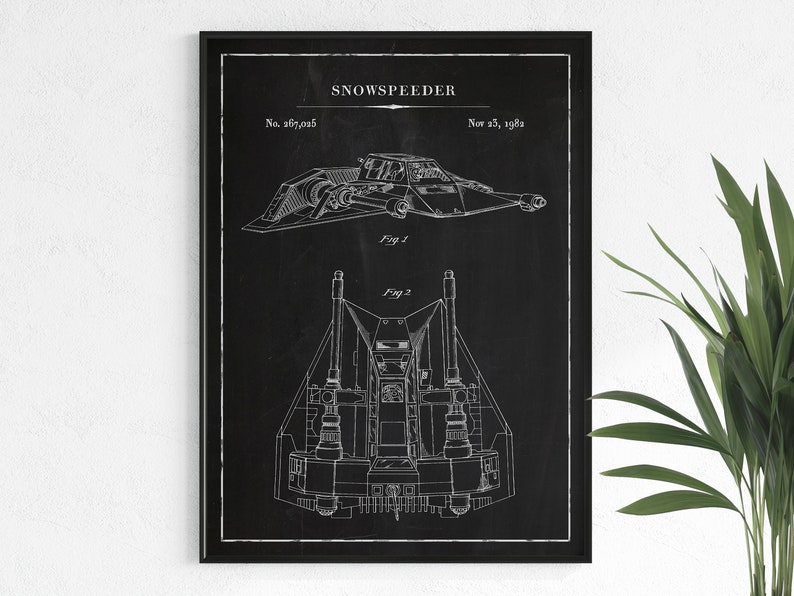 Star Wars Blueprints Star Wars Poster Star Wars Schematics - Etsy
