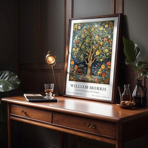 William Morris Botanical Print, Vintage Tree Print, Tree of Life ...