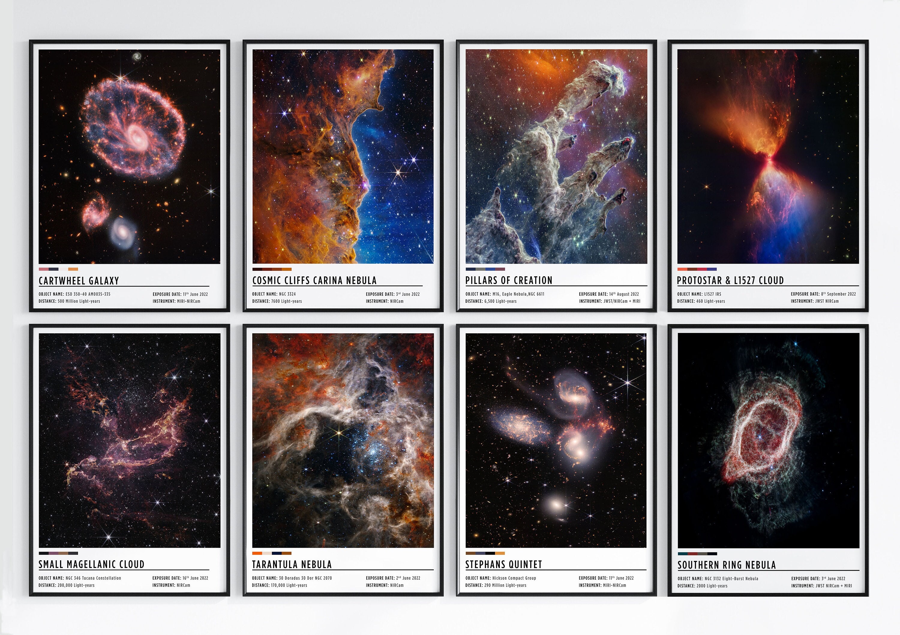 James Webb Space Telescope Poster Prints Wall Decor Space - Etsy UK