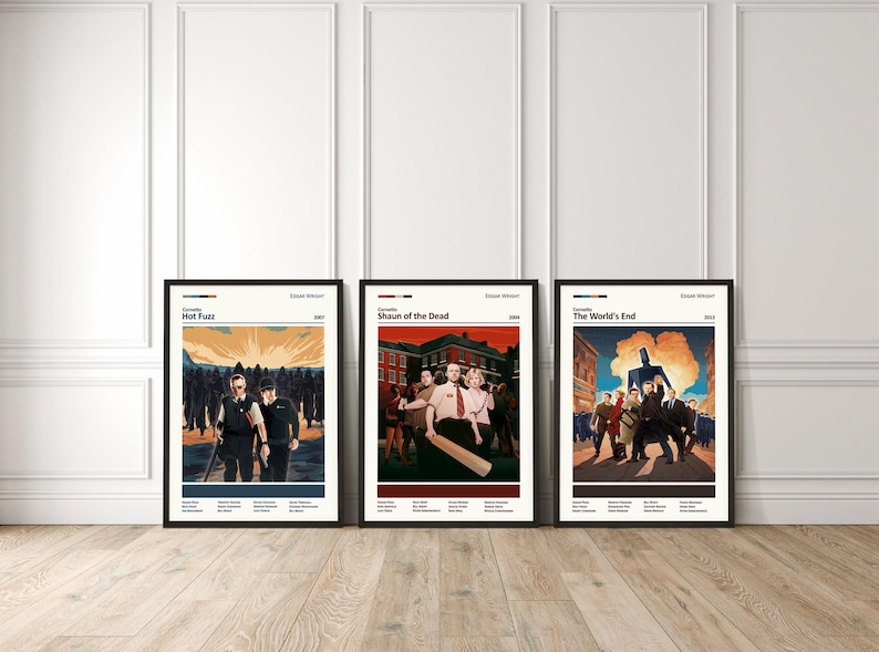 The Cornetto Trilogy, Hot Fuzz, the Worlds End, Shaun of the Dead, Nick ...