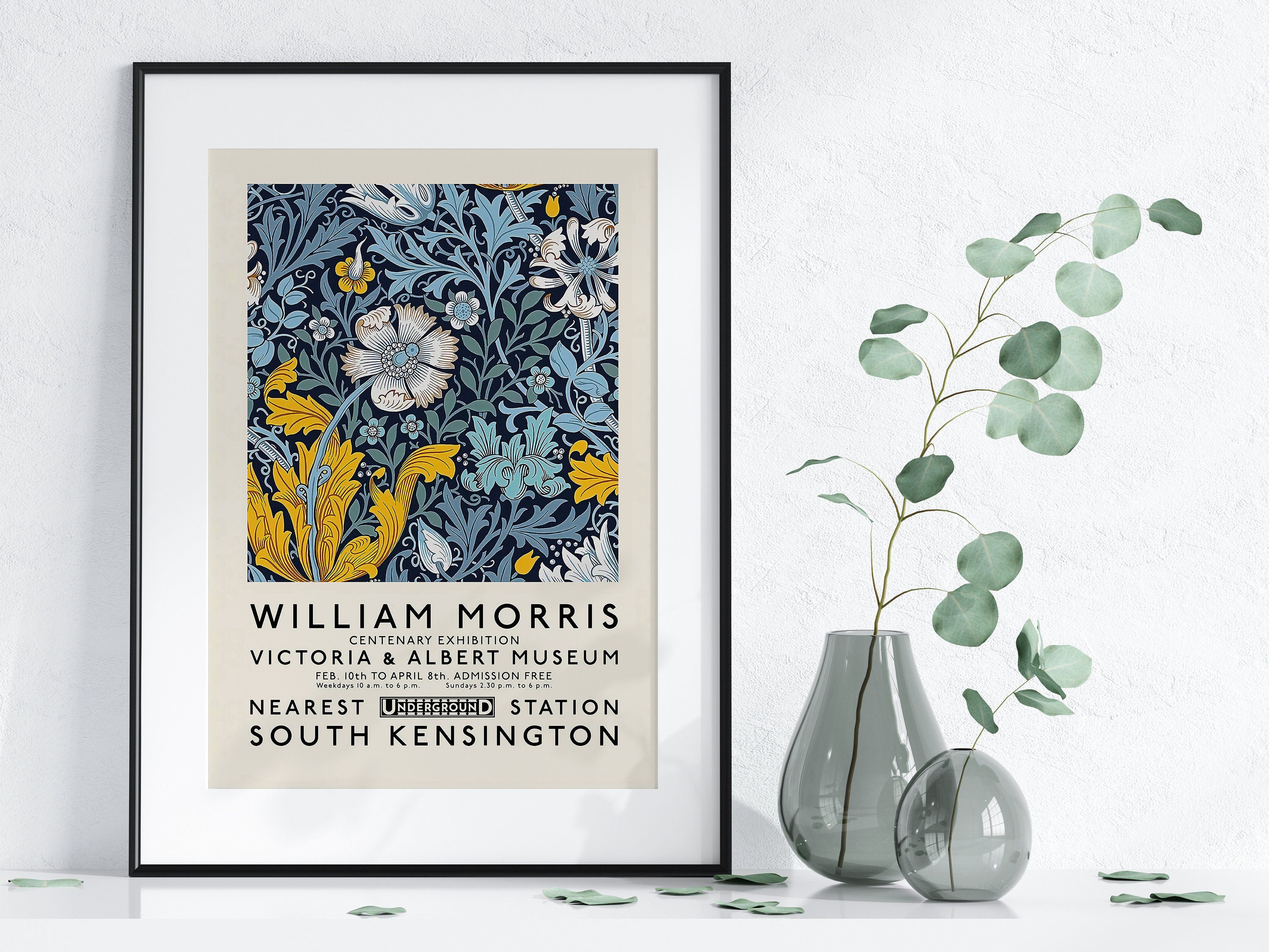 William Morris Print William Morris Wall Art Wall Decor New - Etsy UK
