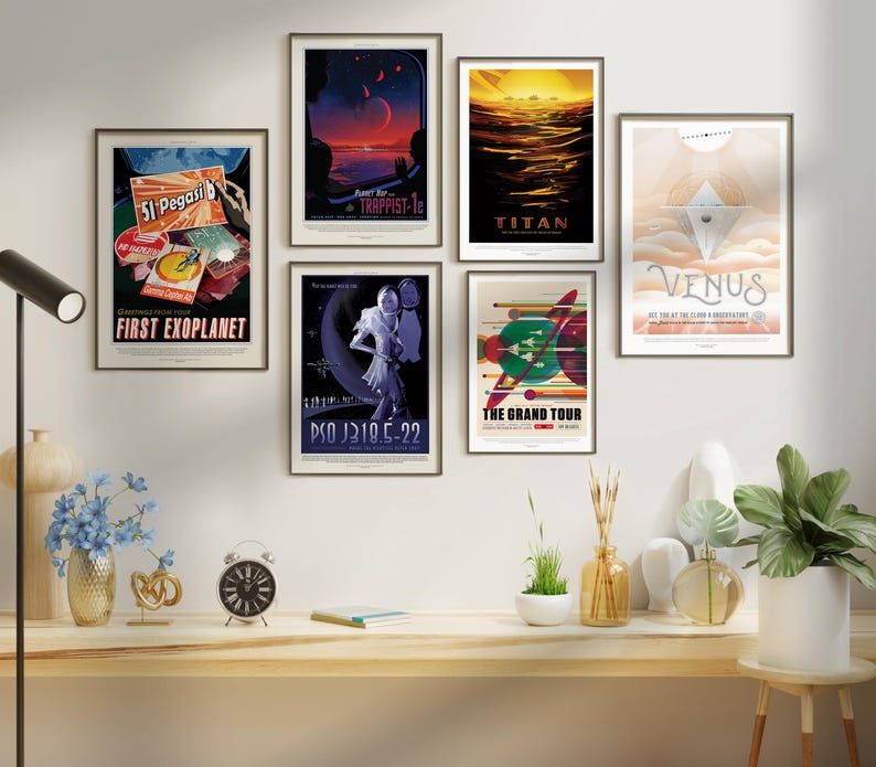 Nasa Space Travel Posters, Planet Posters, Nasa Prints, Outer Space Art ...