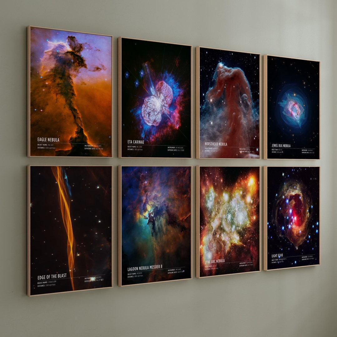 James Webb Space Telescope Poster Print, Hubble Posters, Space Poster ...