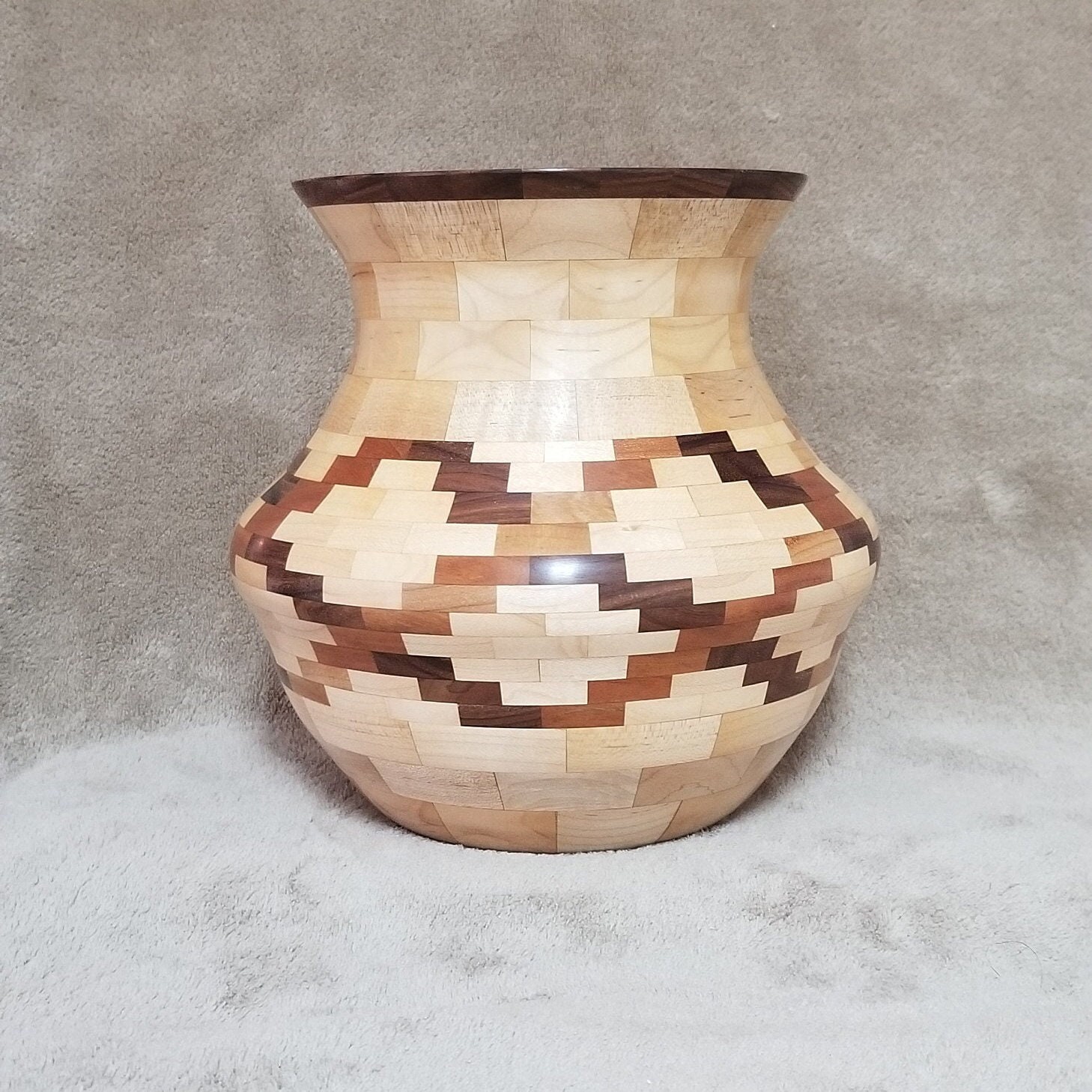 Segmented Wood 'pot' - Etsy