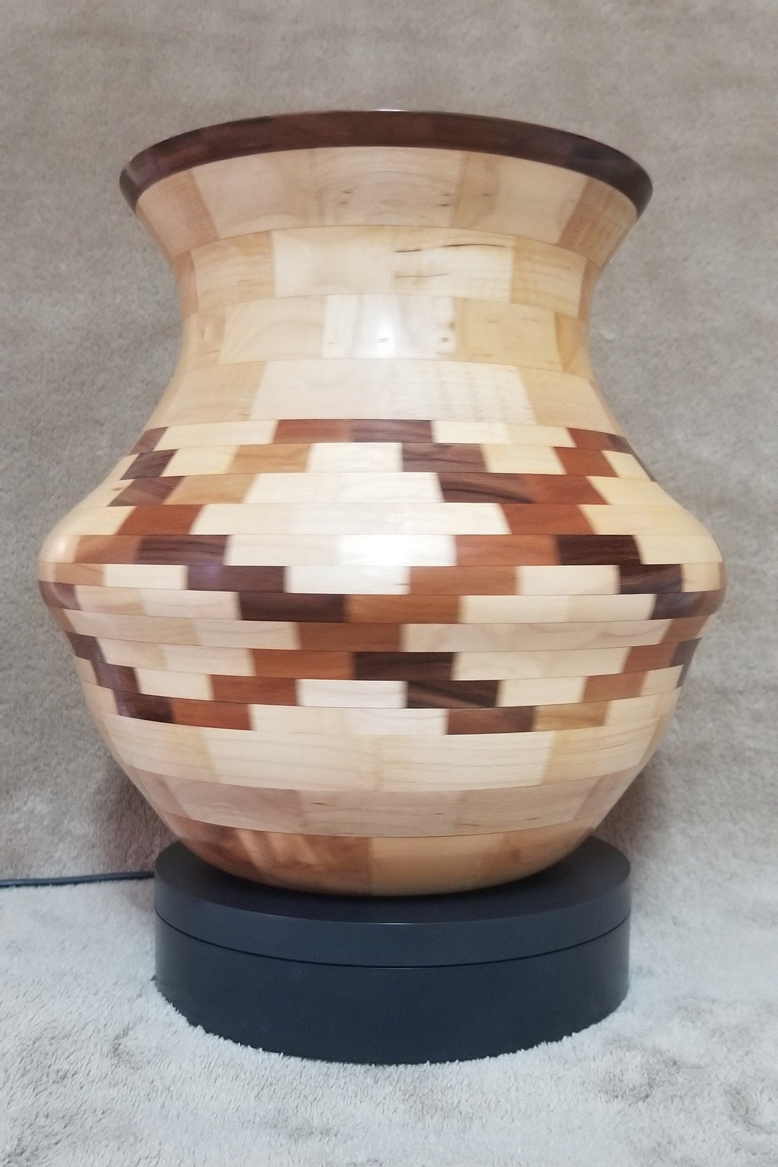 Segmented Wood 'pot' - Etsy