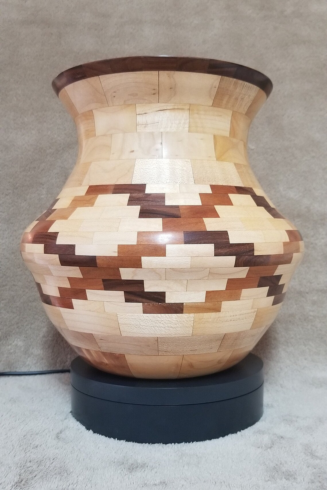 Segmented Wood 'pot' - Etsy