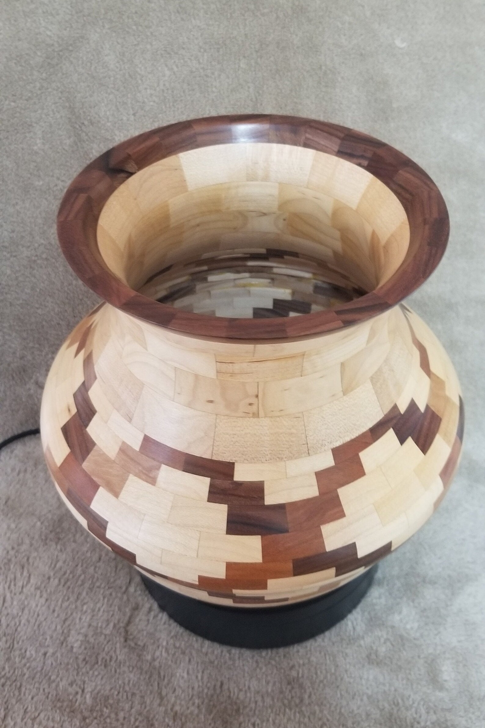 Segmented Wood 'pot' - Etsy