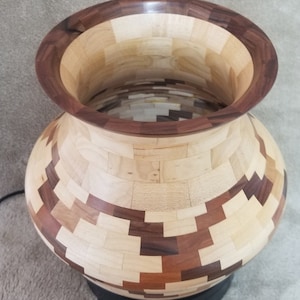 Segmented Wood 'pot' - Etsy