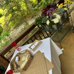 Baby in Bloom | Fresh Flower Bouquet Wraps | Brown Kraft Paper - Etsy