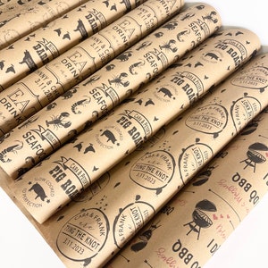 Barbecue Party Table Runner, Personalized With Your Name or Logo - Etsy