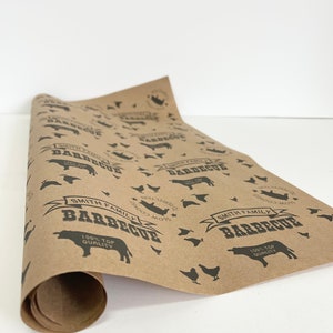 Barbecue Party Table Runner, Personalized With Your Name or Logo - Etsy