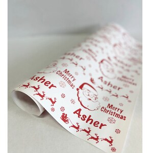 Santa Claus Christmas Paper Personalized With Your Child's Name ...