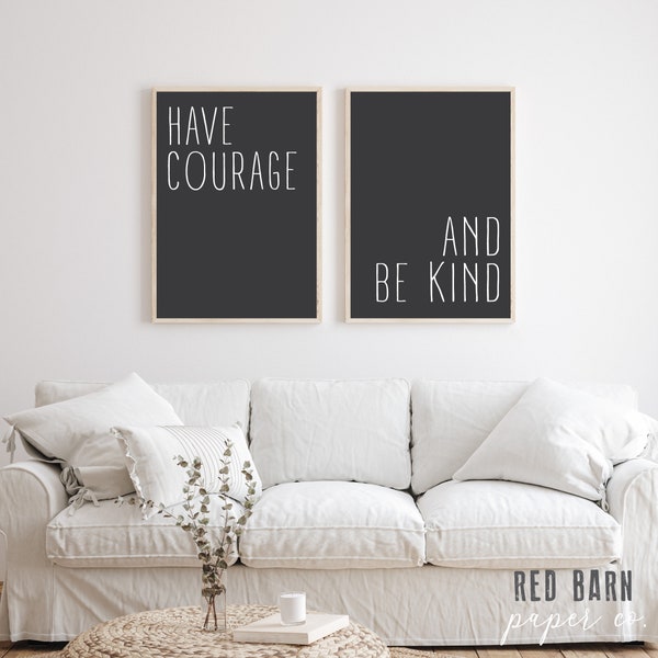 Courage Poster - Etsy