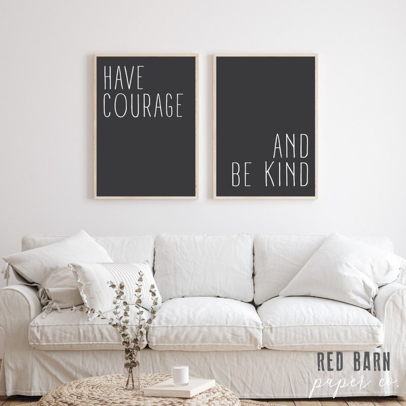 Courage Poster - Etsy