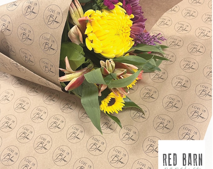 Flower Wrapping Papers Double Sided Double Colors waterproof Matte ...