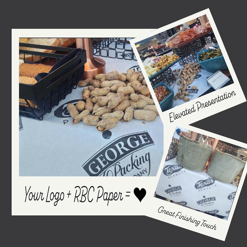 Custom Logo Food Grade Paper Roll: Restaurant Catering Liners - Etsy