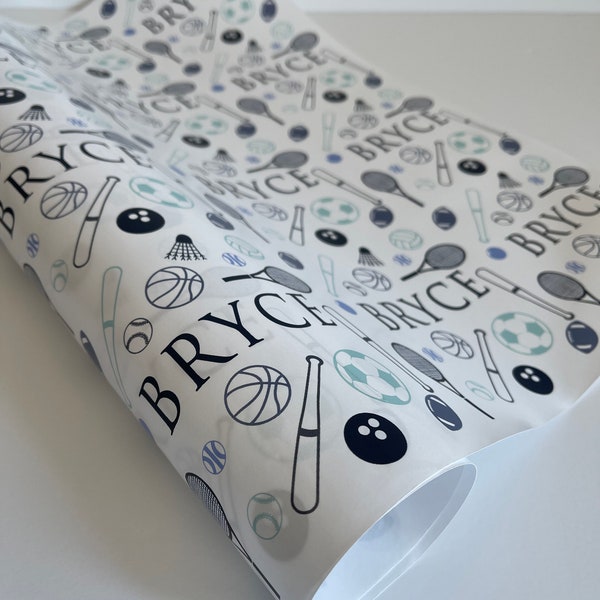 Baseball Wrapping Paper Roll - Etsy