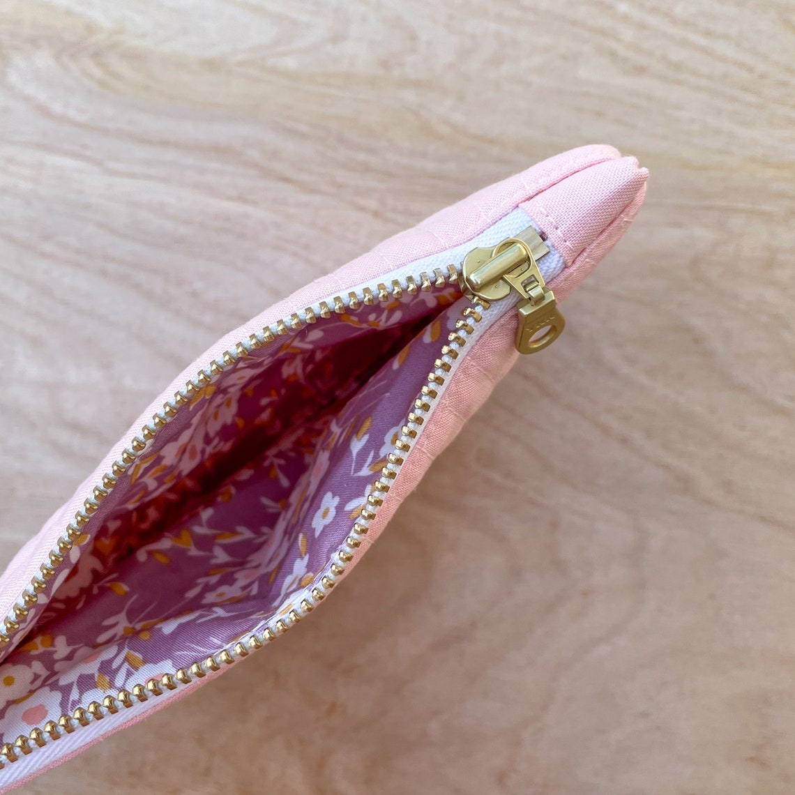 Mini Quilted Zipper Pouch - Etsy