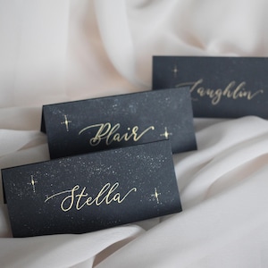 Wedding Place Cards, Handwritten Calligraphy Place Cards, Wedding Guest ...