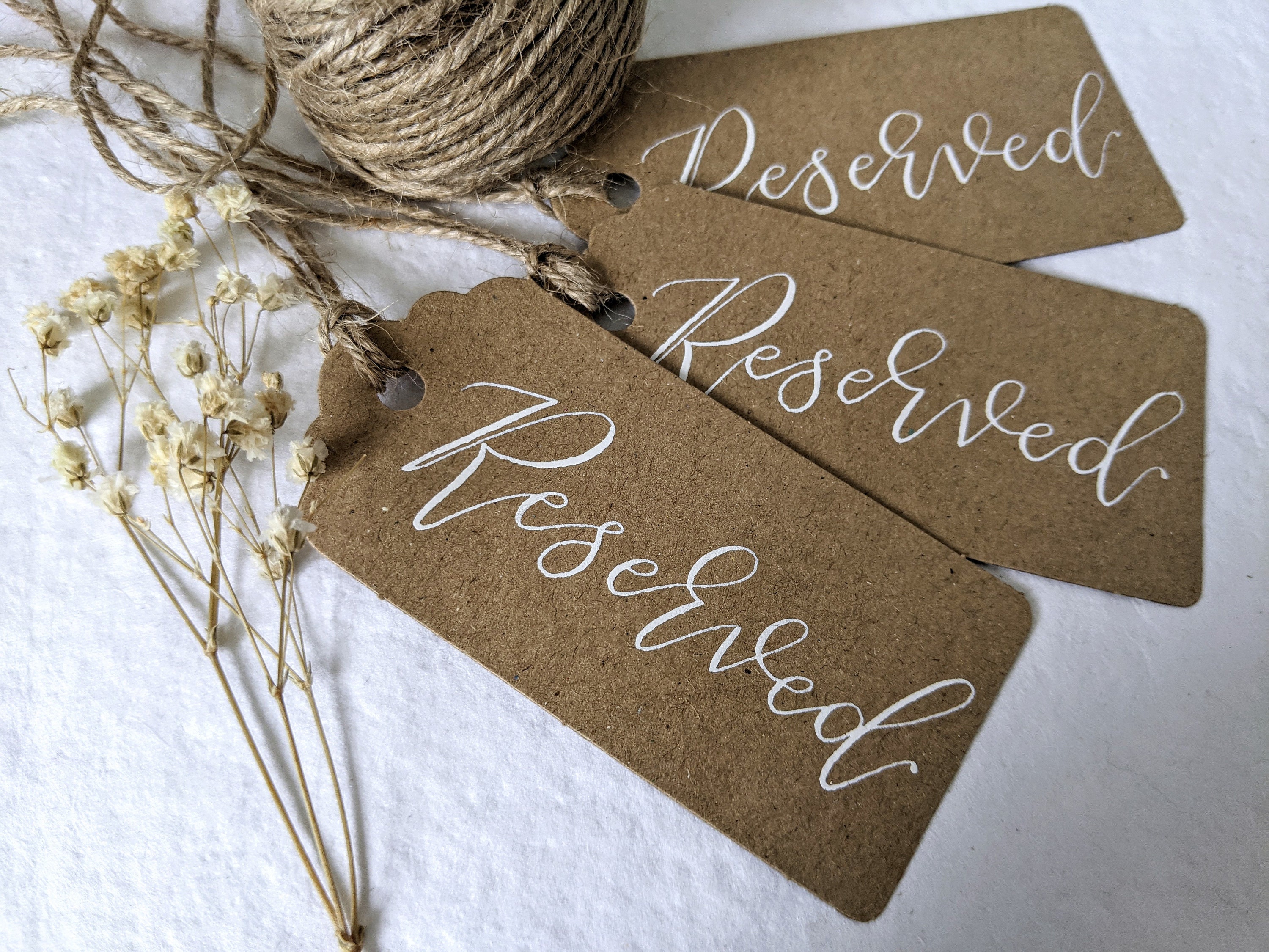 Reserved Seating Cards Wedding Signs Reserved for Signs - Etsy UK