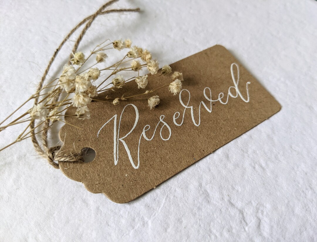 Reserved Seating Cards, Wedding Signs, Reserved for Signs, Reserved ...