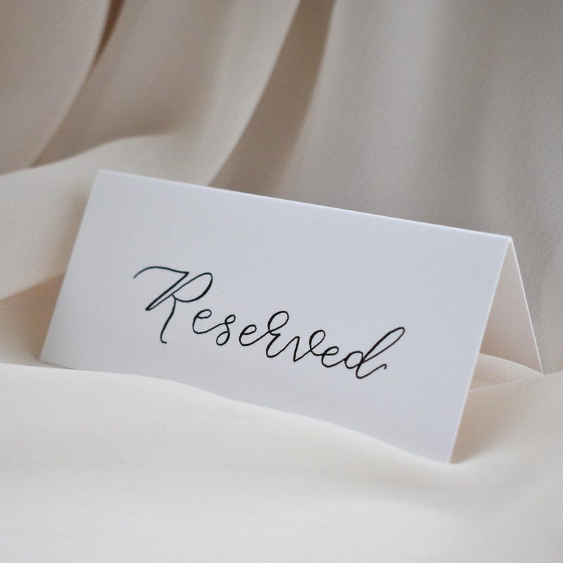 Reserved Seat Sign - Etsy UK