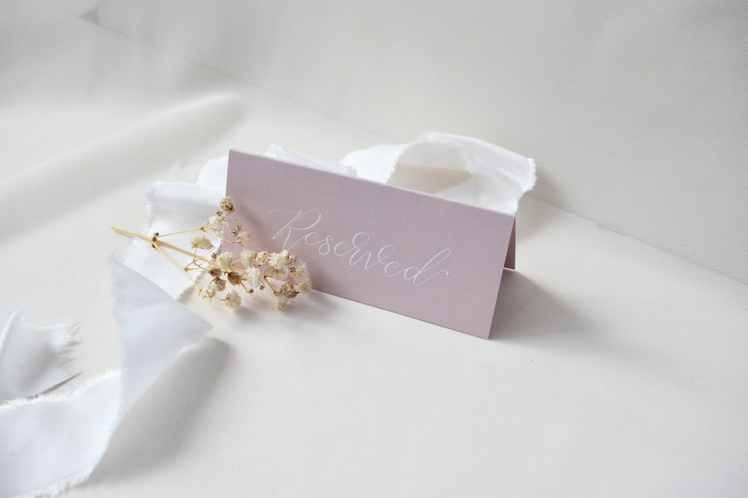 Mini Reserved Seating Cards, Wedding Signs, Reserved for Signs ...