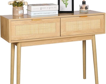 Rattan Console Table | Etsy
