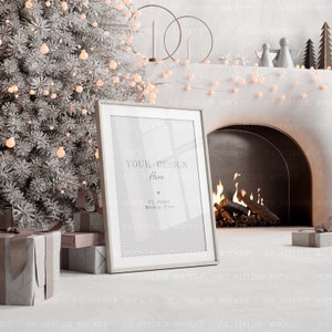 Christmas Holiday Mock up Frame | High Quality Wall Mock Ups | Interior ...