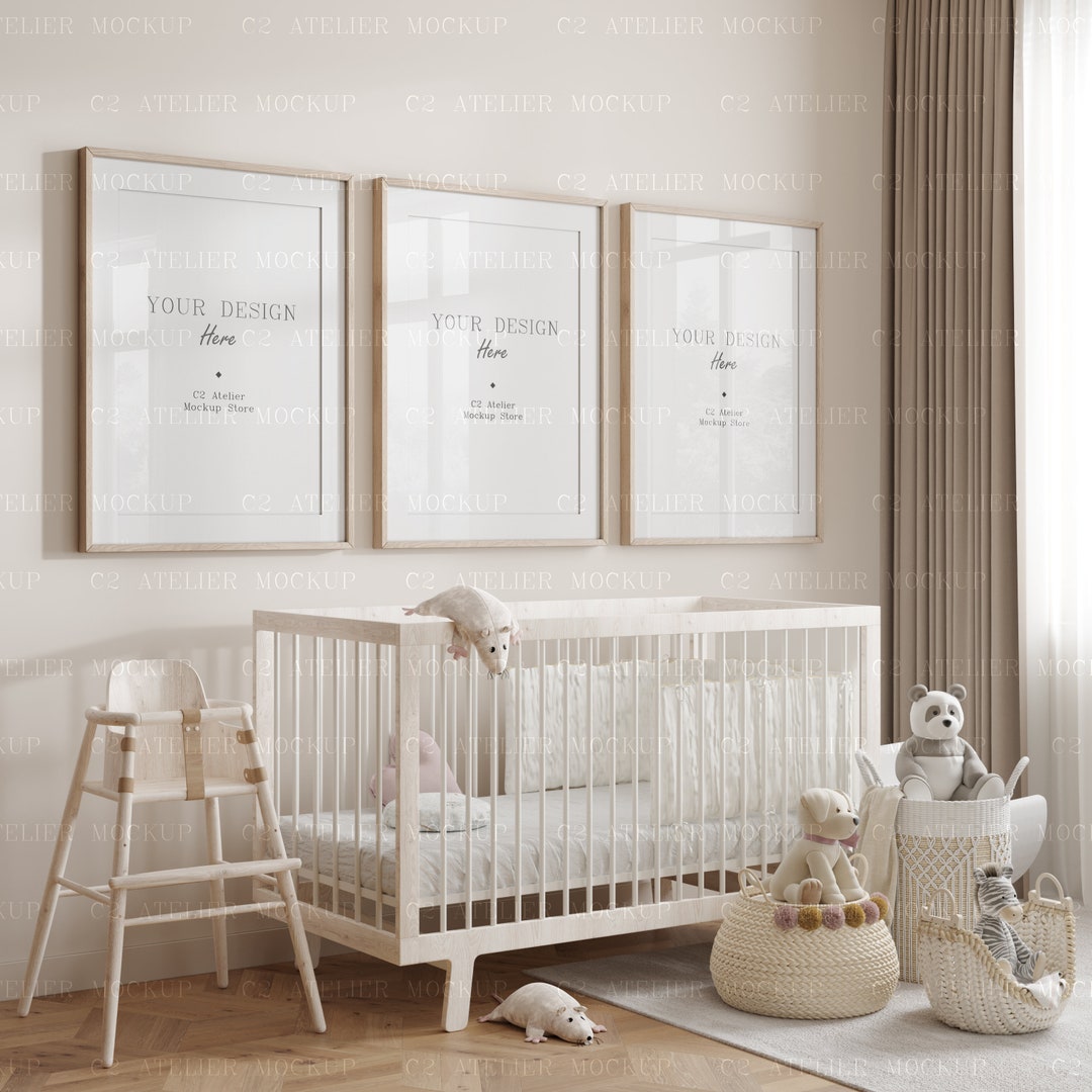 Nursery Frame Mockup: Modern Kids Room Wall Art (digital Download) - Etsy