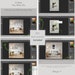 Interior Office / Work Place Room Mock up Frames High Quality 2 Wall ...