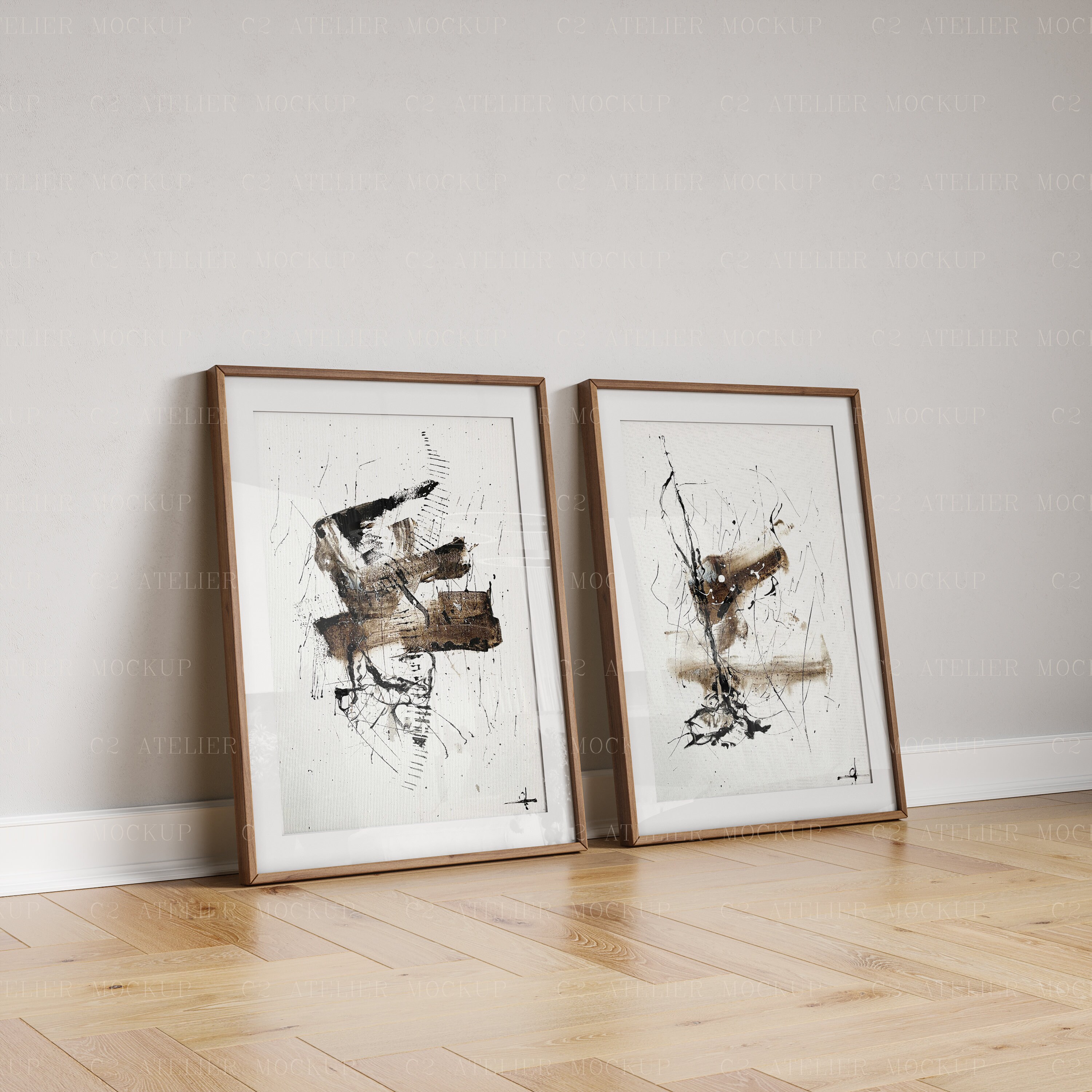 Mock up 2 Frame High Quality Wall Mock Up Close up Wall - Etsy