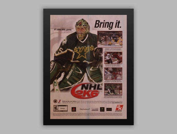 NHL 2K6 Playstation 2 PS2 2005 Print Ad / Poster Official - Etsy