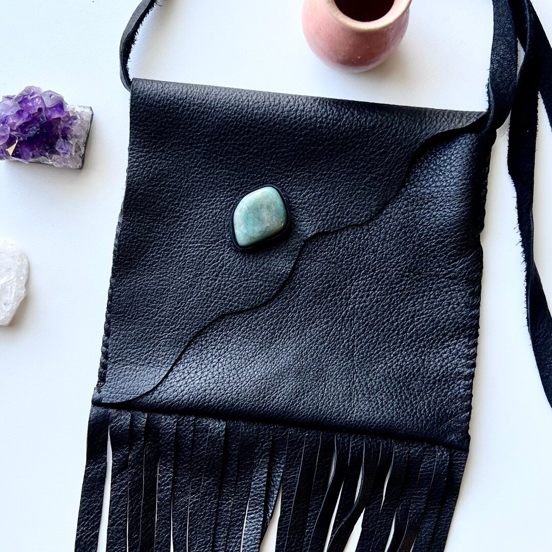 Leather Medicine Bag Native American Bag, Bohemian Style - Etsy