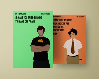 IT Crowd Quotes A5 A4 A3 Poster or Print - Etsy