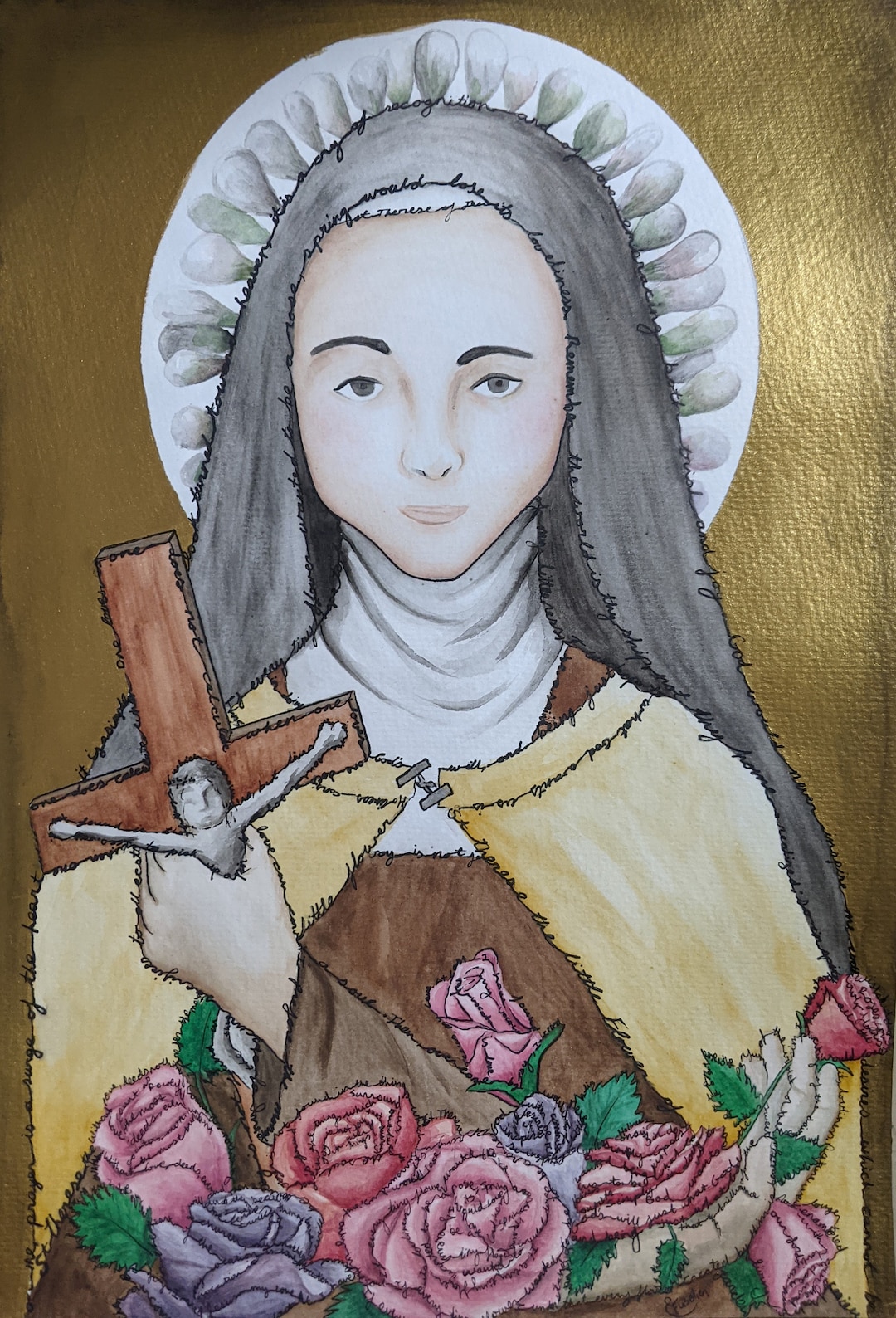 St. Therese Logos Icon - Etsy