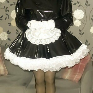 Lockable & Escape Proof PVC French Maids Uniform - Etsy