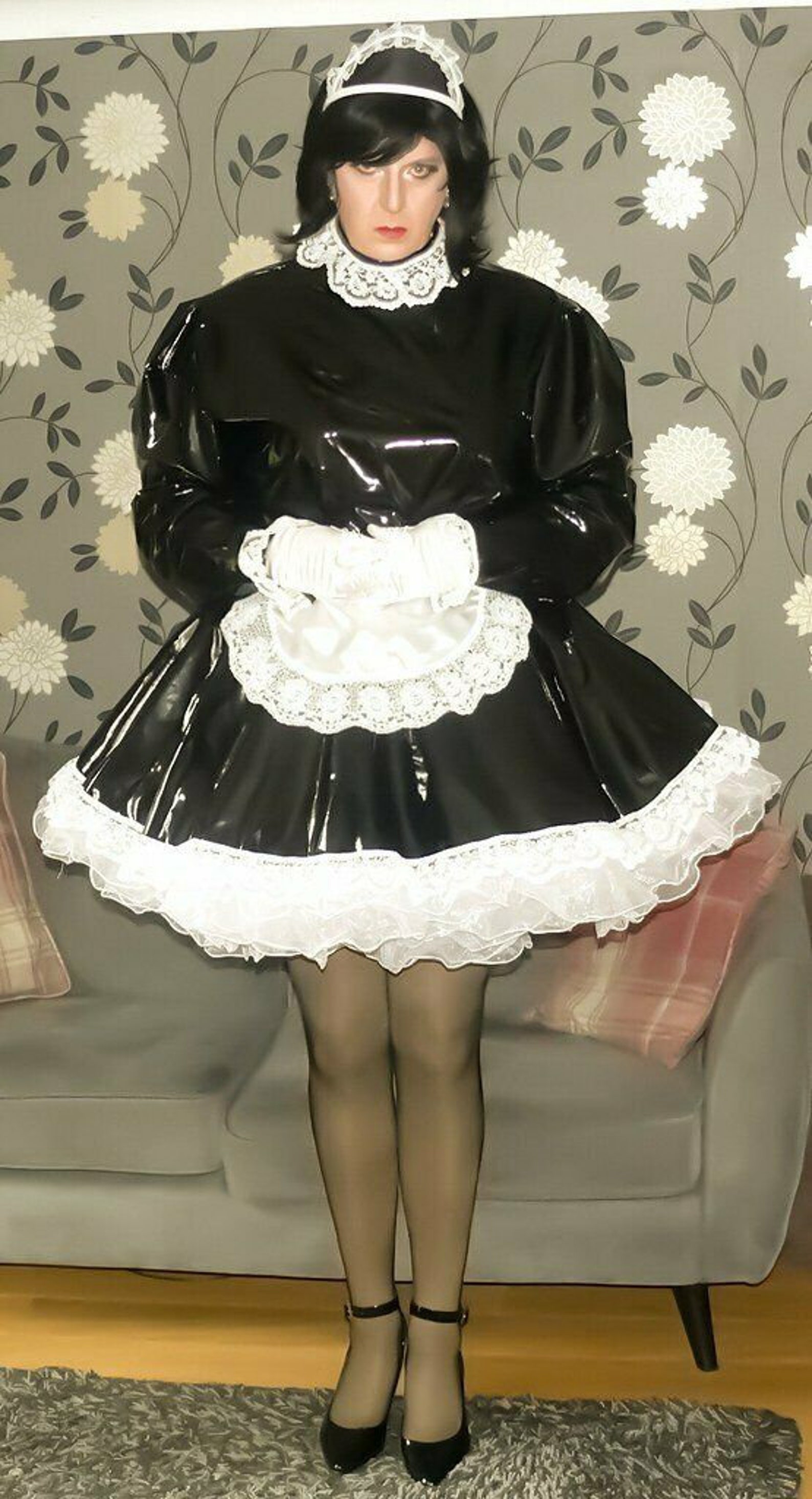 Lockable & Escape Proof PVC French Maids Uniform - Etsy