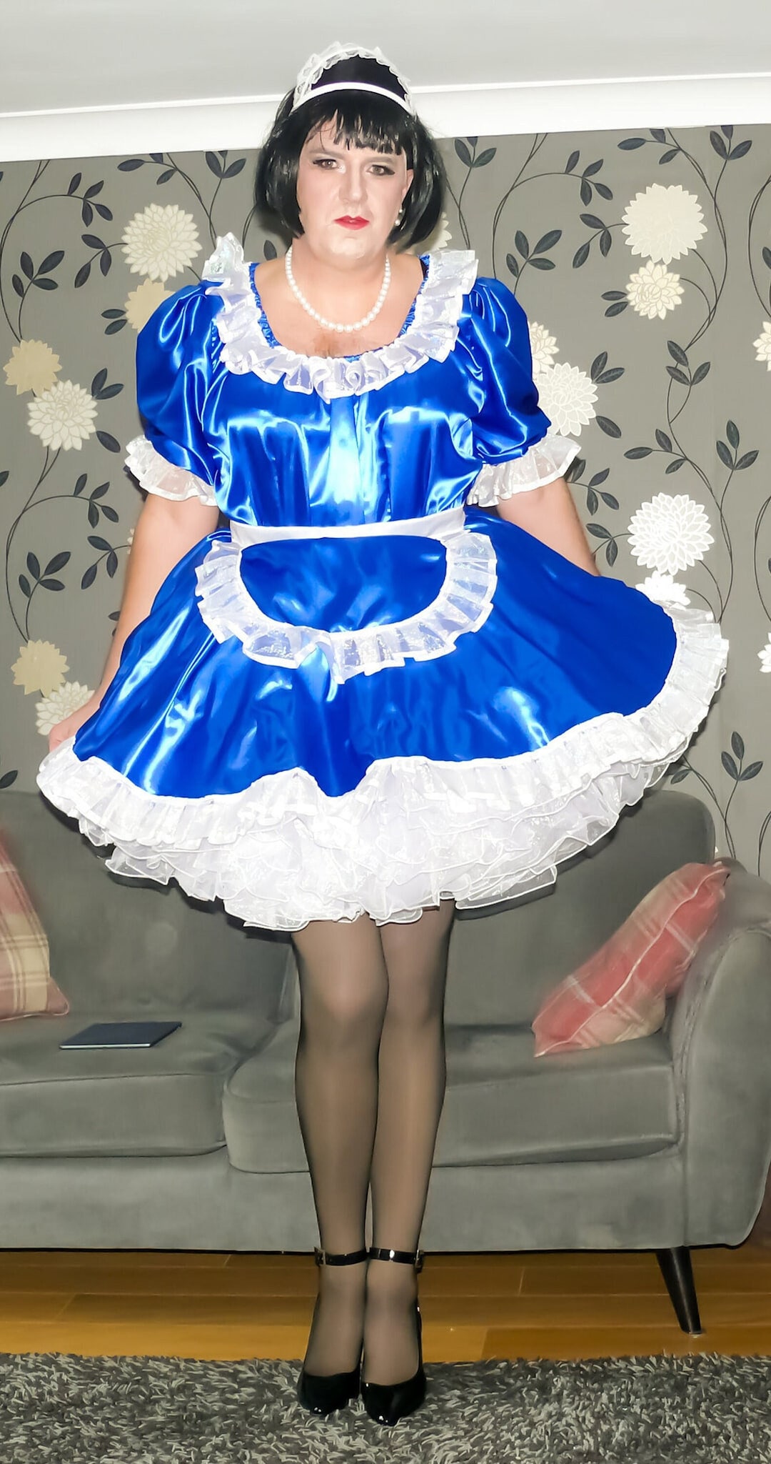 Stunning Royal Blue Sissy French Maids Uniform - Etsy