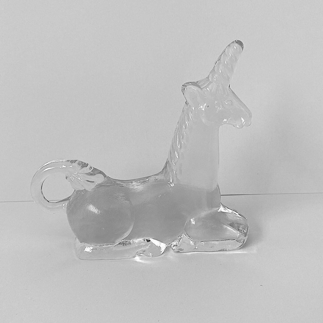Kosta Boda Unicorn Paperweight Zoo Series by Bertil Vallien Collectible ...