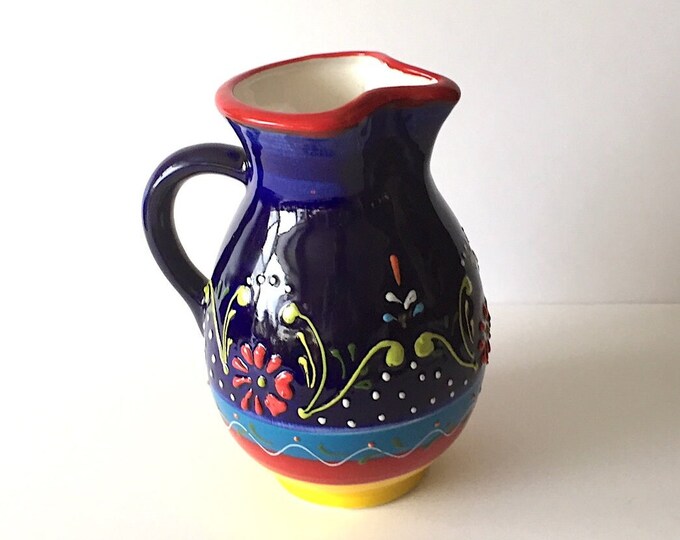 Ceramicas Anoru SL Spain Art Pottery Pitcher - Etsy
