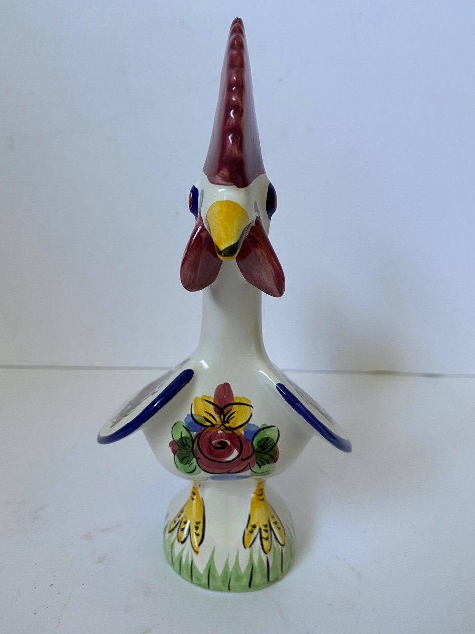 Iconic Portuguese Good Luck Rooster Hand Painted Florals - Etsy