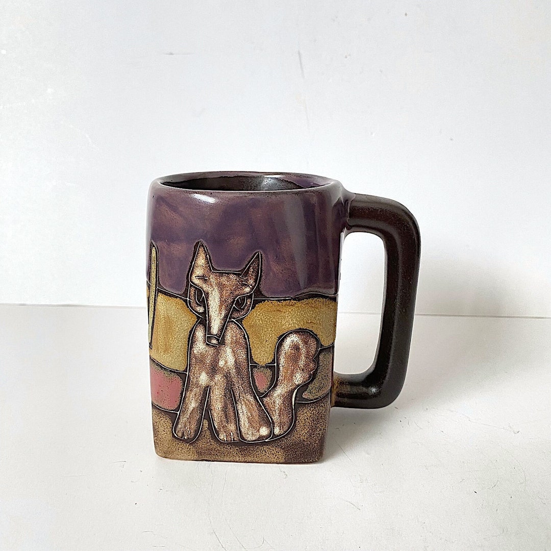 Mara Coffee Mug Mexican Art Pottery Signed Vintage - Etsy