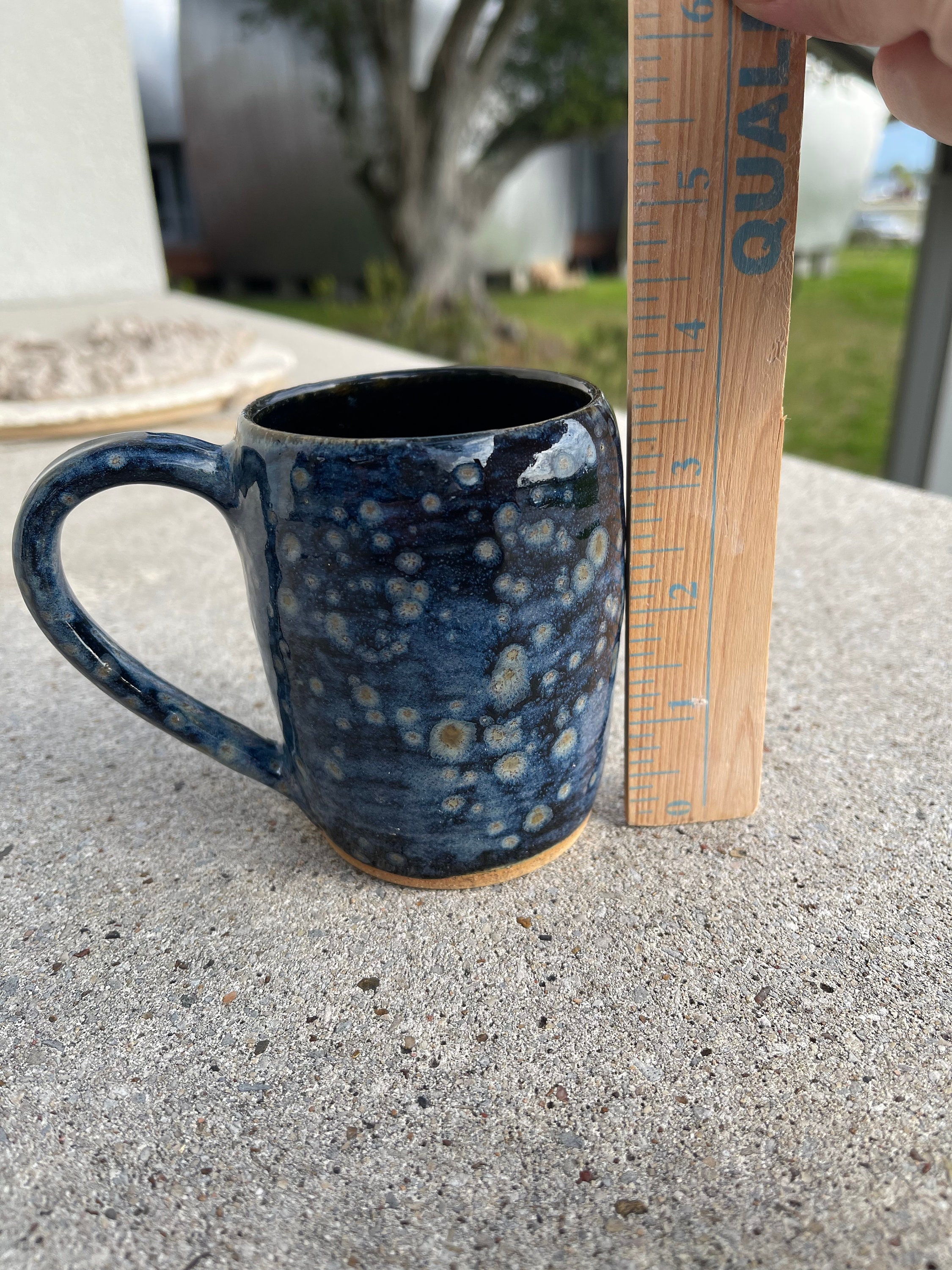 Handmade Starry Night Van Gogh Inspired Mug Ceramic 9 Oz - Etsy