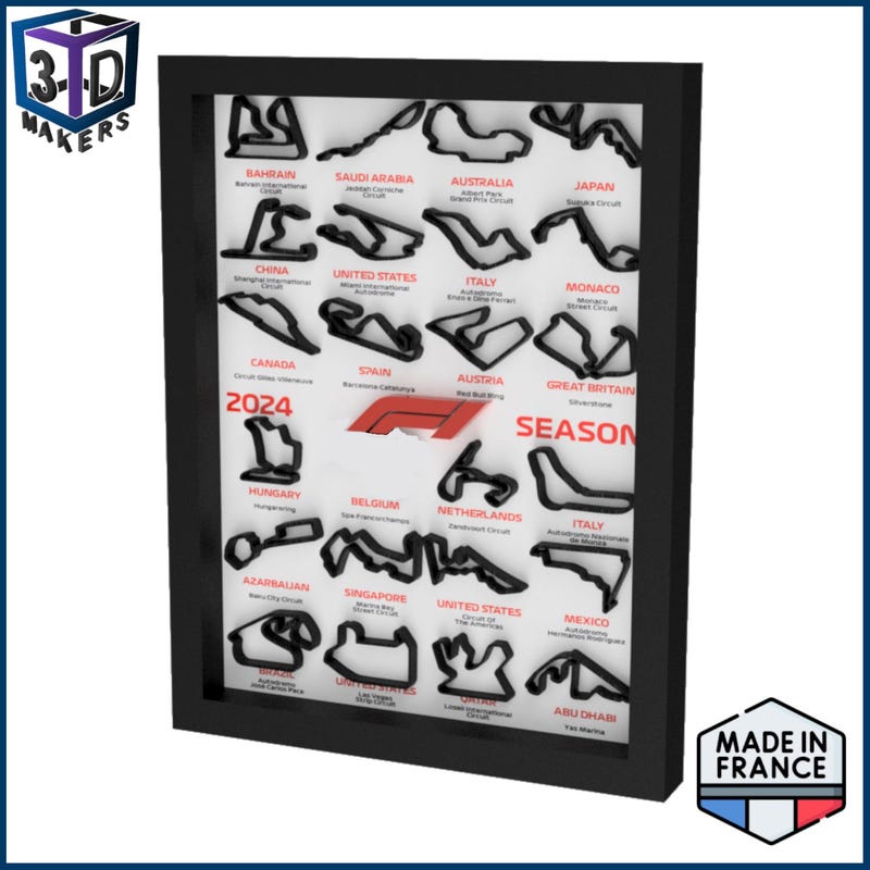 Cadre formule 1 - Etsy France