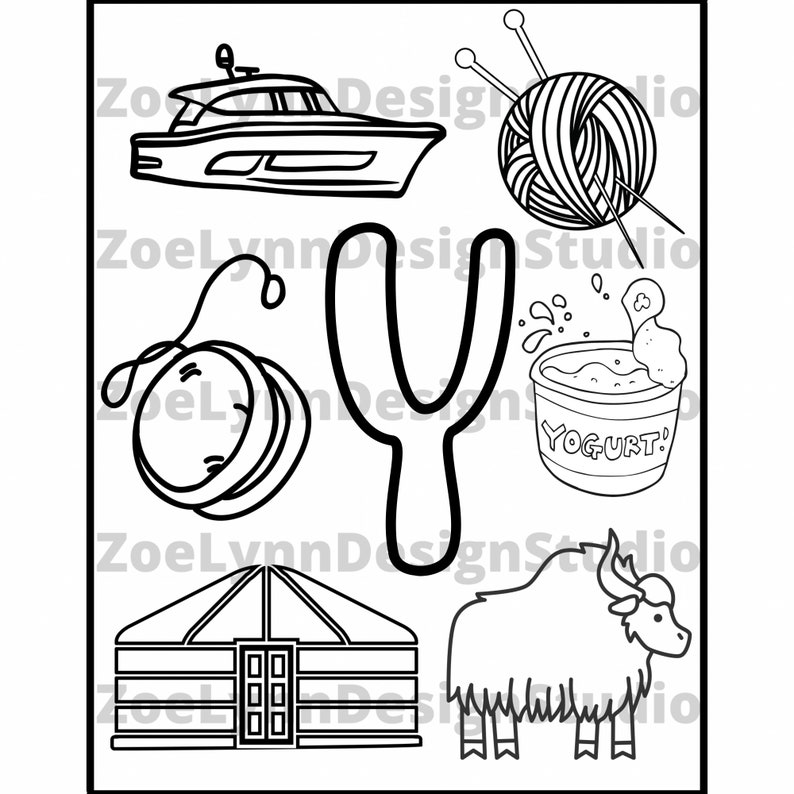 Printable Alphabet Coloring Pages, Alphabet Coloring Book, Alphabet ...