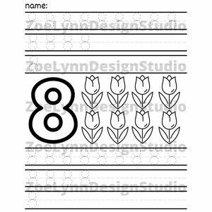 Printable Number Handwriting Worksheets, Number Tracing, Early Stages ...
