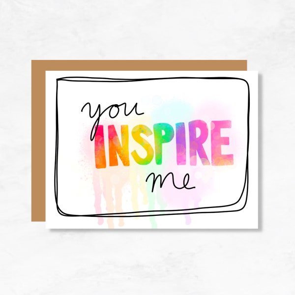 You Inspire Me - Etsy