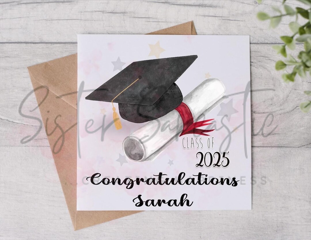 Graduation Card - Card for Graduate - 2025 Graduation Card ...