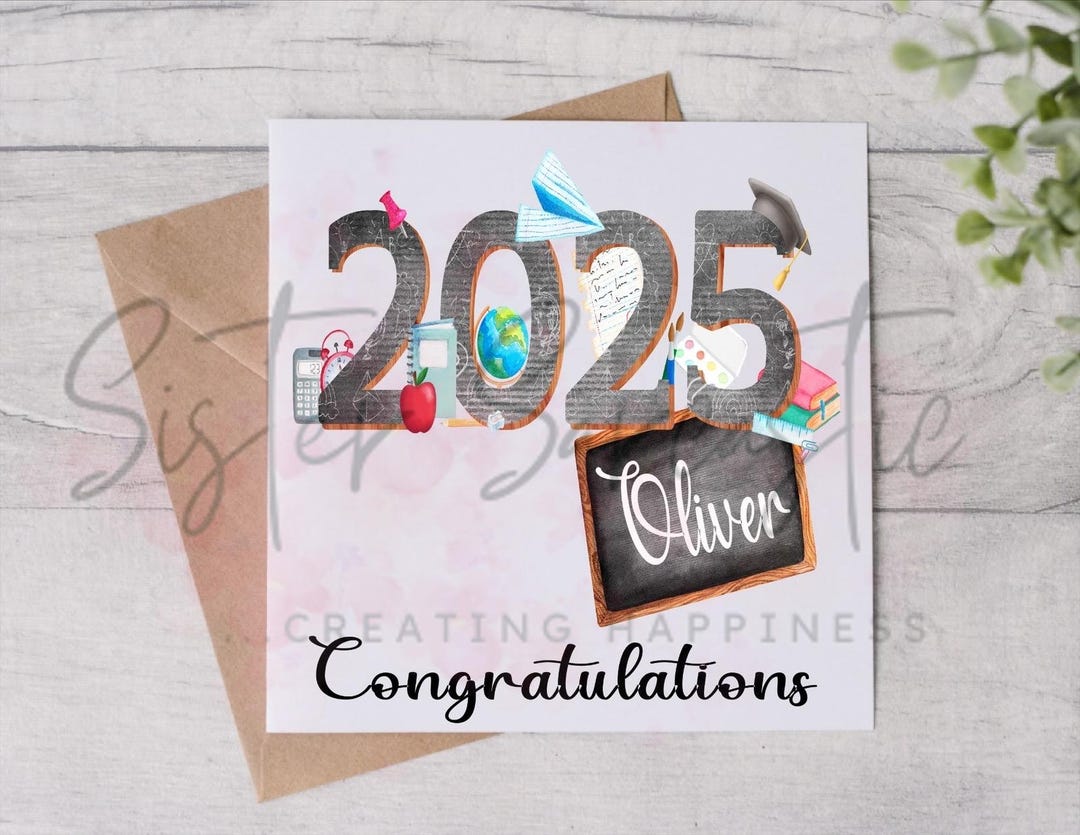 Graduation Card - Card for Graduate - 2025 Graduation Card ...